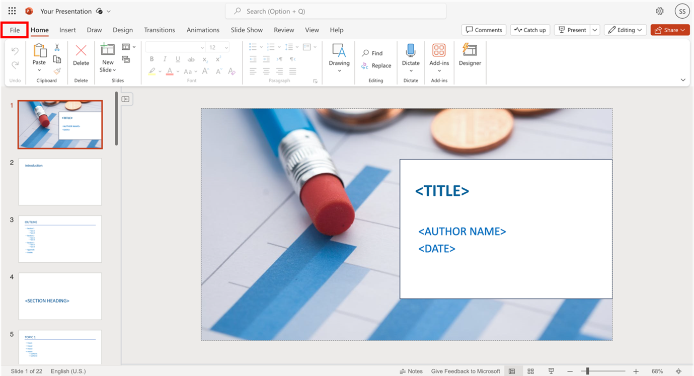 Save Your PowerPoint Presentation as a PDF